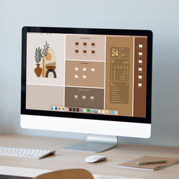 Aesthetic desktop organizer wallpapers for Mac and Windows – By Inma