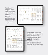 Digital budget and finance planner template for iPad – By Inma