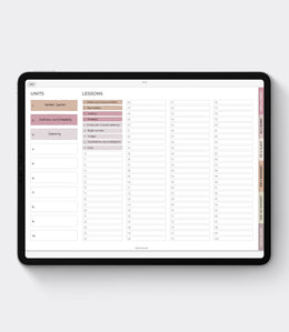Digital lesson planner book – By Inma