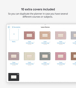 Digital lesson planner book – By Inma