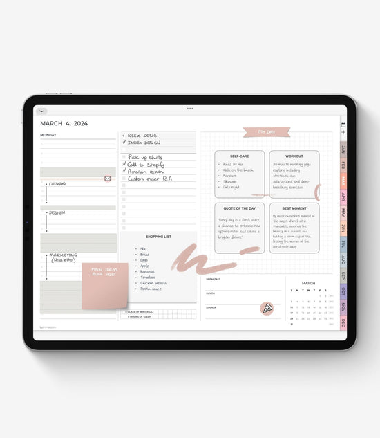 Simple digital planner 2024 for Goodnotes - BY INMA – By Inma