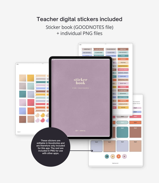 Digital planner for teachers 2025-2026. Lesson planner iPad - BY INMA ...