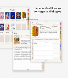 Digital reading journal for iPad and Goodnotes app - BY INMA – By Inma