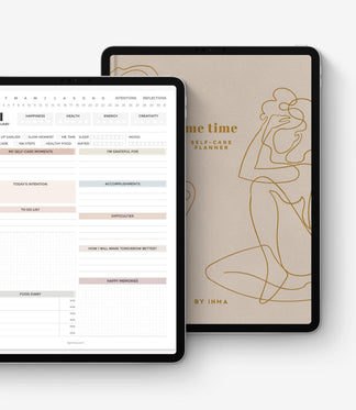 Digital self-care journal for iPad and Goodnotes app - BY INMA – By Inma