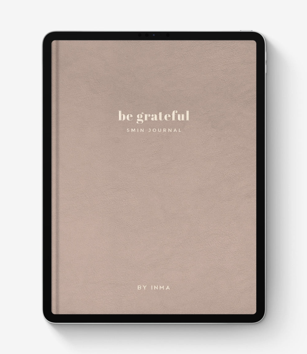 Digital gratitude journal for iPad - 5 minute journal - BY INMA – By Inma