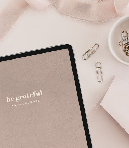 Digital gratitude journal for iPad - 5 minute journal - BY INMA – By Inma