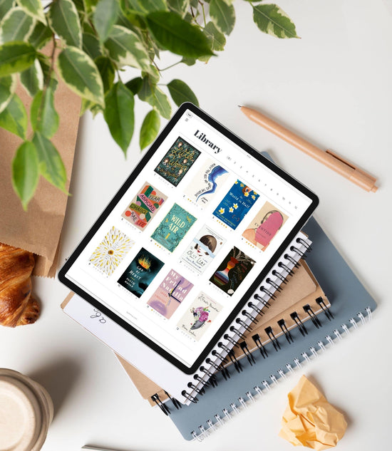 Digital reading journal for iPad and Goodnotes app - BY INMA – By Inma